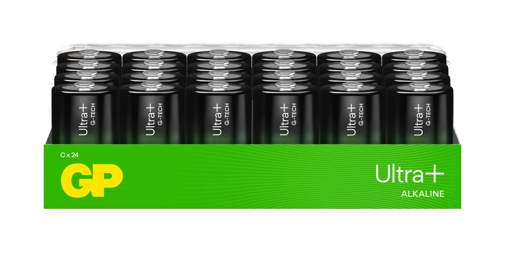 GP Ultra Plus C-batteri 24-pack | GP Batteries
